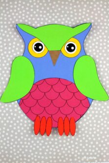 Paper Owl Craft For Kids - Non-Toy Gifts