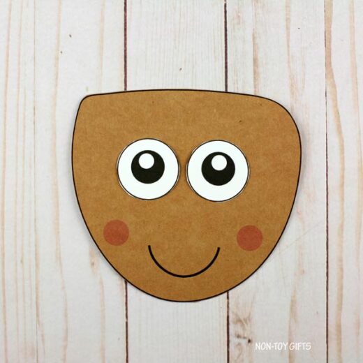 Paper Plate Acorn Craft - Fall Craft For Kids - Non-Toy Gifts