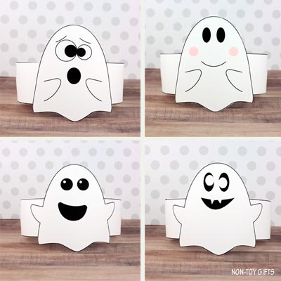 Ghost Headband - Halloween Craft For Kids - Non-Toy Gifts