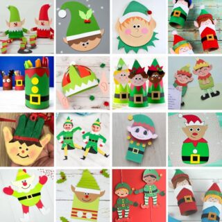 30+ Elf Crafts for Kids - Non-Toy Gifts