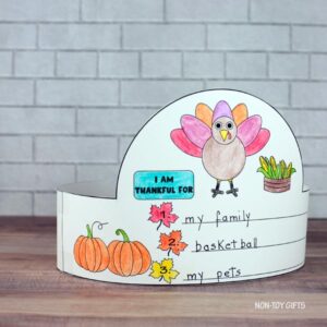 I Am Thankful For Headband with TEMPLATE - Non-Toy Gifts