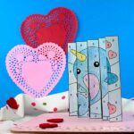 Valentine's Day Agamograph Craft [Free Template] - Non-Toy Gifts