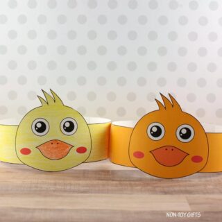 Duck Headband with Printable- Non-Toy Gifts