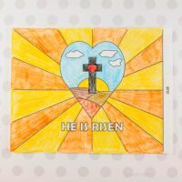 He Is Risen Windsocks - Craft with Template - Non-Toy Gifts