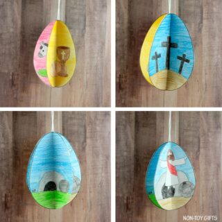 13 Bible Easter Crafts For Kids With PRINTABLE Templates - Non-Toy Gifts
