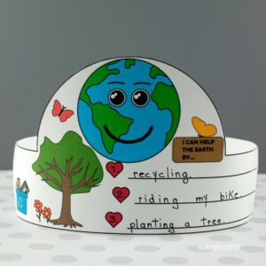I Can Help the Earth Headband - DIY Earth Day Hat - Non-Toy Gifts