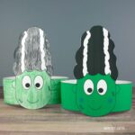 Frankenstein Paper Hat with TEMPLATE - Non-Toy Gifts