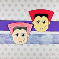 Vampire Paper Hat with TEMPLATE - Non-Toy Gifts
