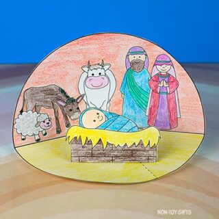 Christmas Nativity Activity Pack - 50 Pages - Non-Toy Gifts
