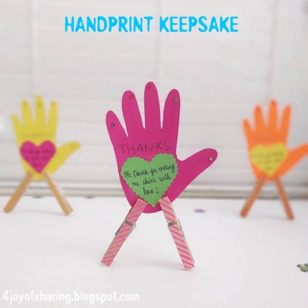 Handprint Valentine Crafts For Kids - Valentine's Day