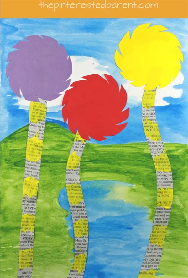 20 Lorax Crafts For Kids - Easy Dr Seuss Day Crafts