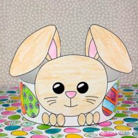 Easter Bunny Headband for Kids [with PRINTABLE] - Non-Toy Gifts