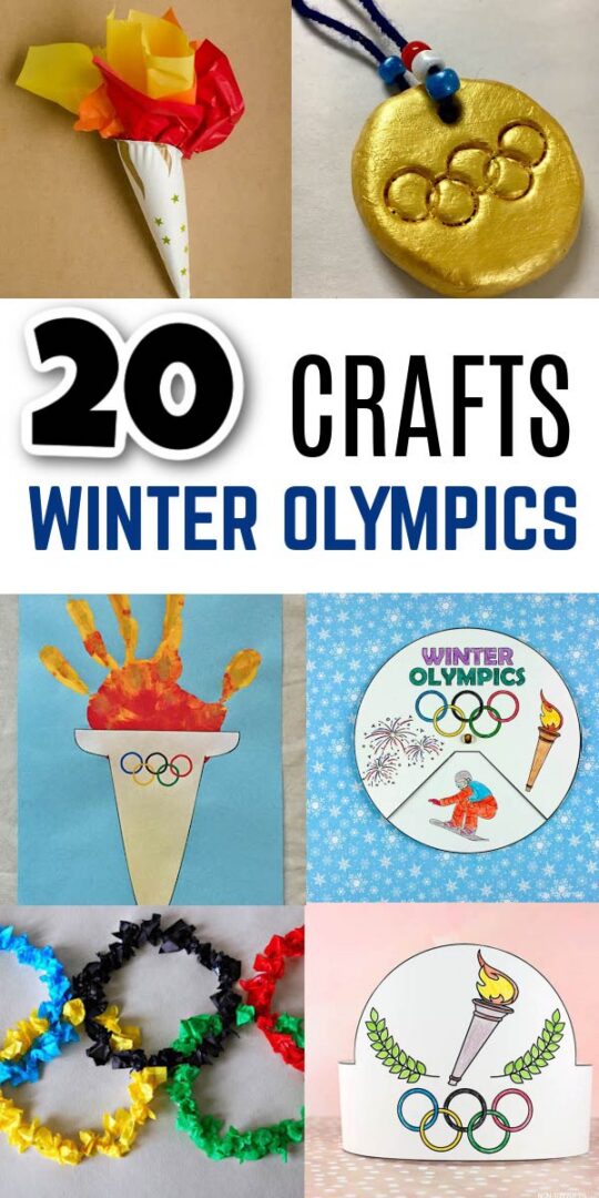 2024 Summer Olympics - 20 Olympics Crafts for Kids - Non-Toy Gifts