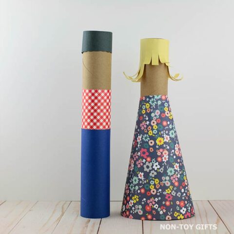 Paper Roll Family Craft for Kids- Non-Toy Gifts