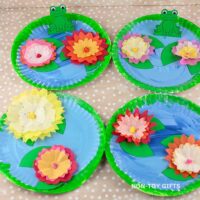 Paper Plate Pond Craft for Kids (with FREE Printable) - Non-Toy Gifts