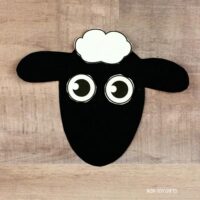 Sheep Craft PRINTABLE For Kids - Non-Toy Gifts