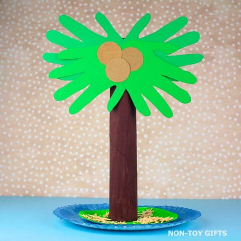 Handprint Summer Crafts For Kids - Non-Toy Gifts