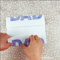Father's Day Folded Craft PRINTABLE For Kids - Non-Toy Gifts