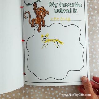 All About Me Printable Book - Non-Toy Gifts