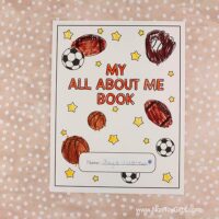 All About Me Printable Book - Non-Toy Gifts