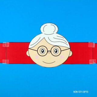 Mrs. Claus Paper Hat Craft Printable For Kids - Non-Toy Gifts