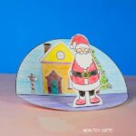 Printable Santa Diorama Craft for Kids - Non-Toy Gifts