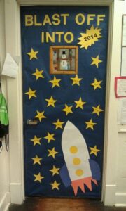15 New Year Classroom Door Decor Ideas - Non-Toy Gifts