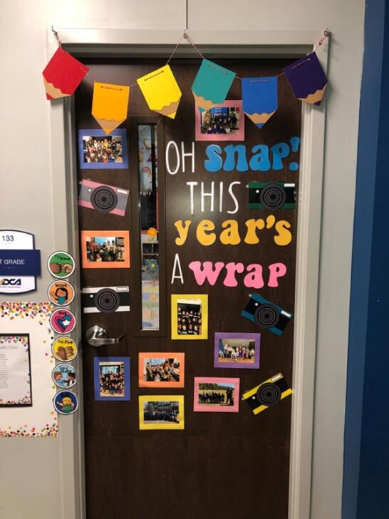 15 New Year Classroom Door Decor Ideas - Non-Toy Gifts