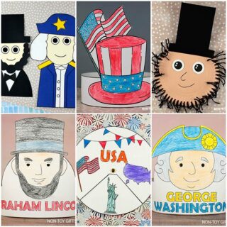 Presidents Day Crafts For Kids - Non-Toy Gifts