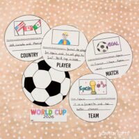 2026 World Cup Craft & Writing Activity PRINTABLE For Kids - Non-Toy Gifts