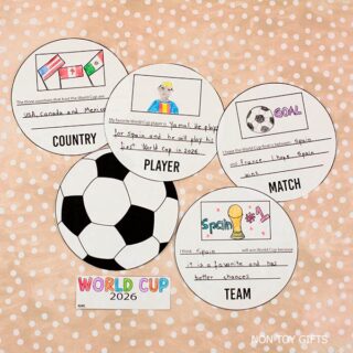 2026 World Cup Craft & Writing Activity PRINTABLE For Kids - Non-Toy Gifts